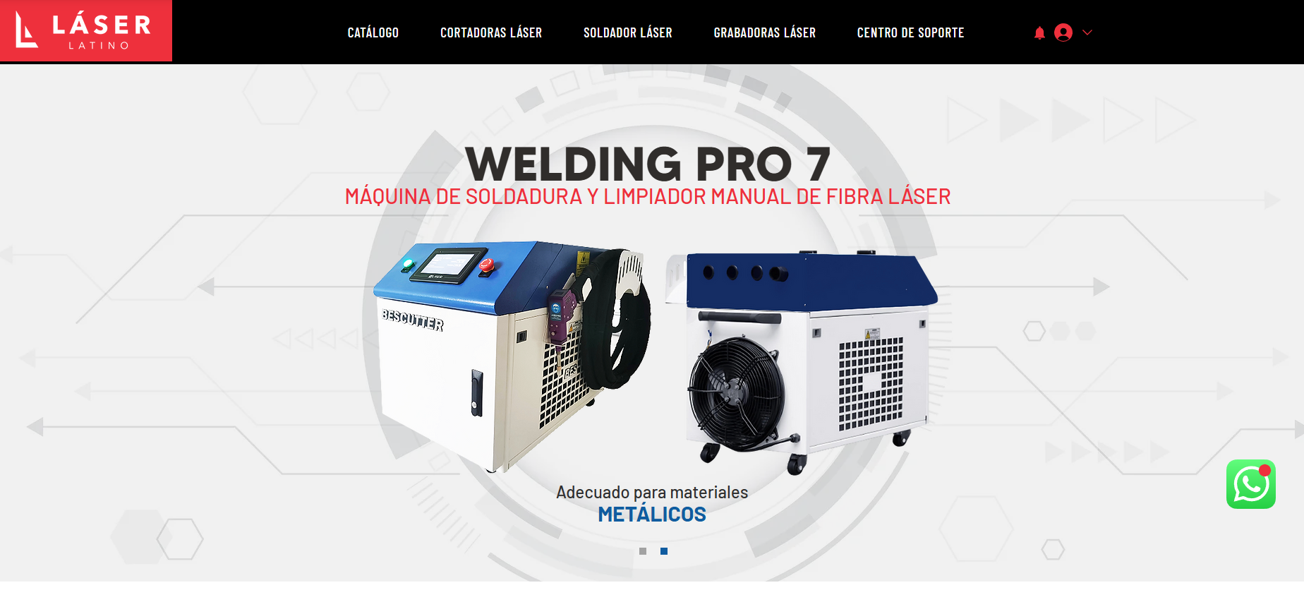 Máquina de Soldadura de Fibra Láser | Welding PRO 7 1500W - 3000W ...