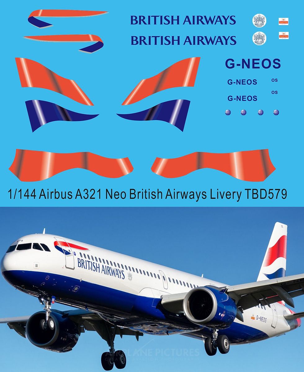 1/144 Airbus A320 A321 Boeing 737 Decals Lufthansa Tail Logo