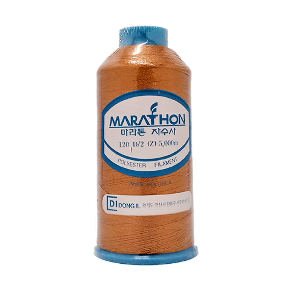 HILO PARA BORDADORA MARATHON POLYESTER 5000MT 2029 ORO OMEGA | La Cadena