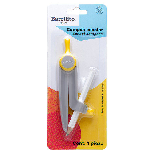 COMPÁS ECONÓMICO PLÁSTICO BARRILITO 100 | La Cadena