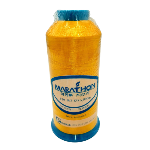 HILO PARA BORDADORA MARATHON POLYESTER 5000MT 1108 AMARILLO OMEGA | La Cadena