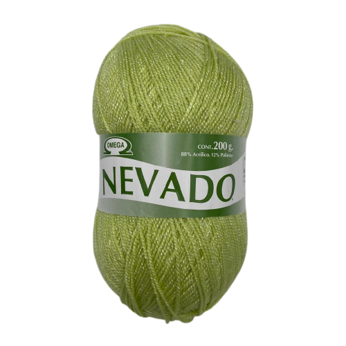 HILAZA NEVADO 85 GREEN LEMON 200GR OMEGA | La Cadena