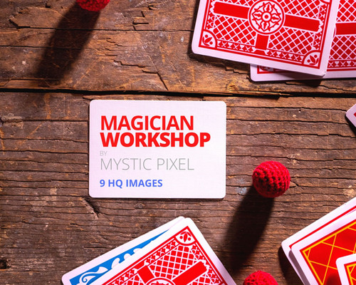 9 Magician Workshop Images /w Cards, Top Hat, Cups & Balls | Magician ...