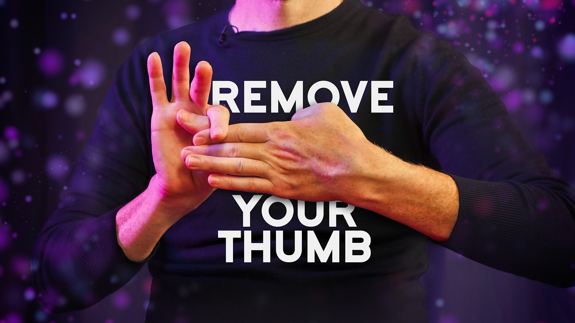How to Remove Your Thumb Magic Trick: Classic Magic