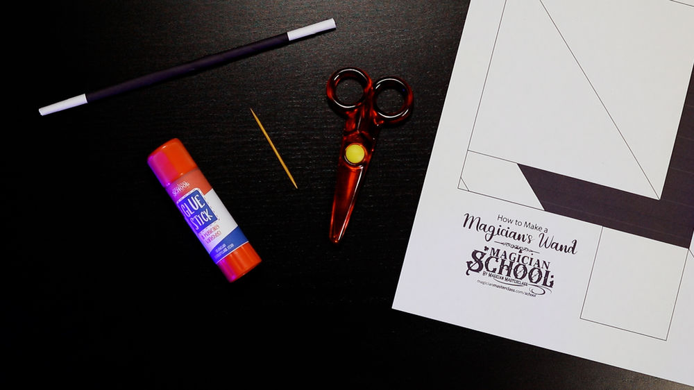 How to Make a Magician Wand out of Paper (DIY DOWNLOAD + PRINT OUT)