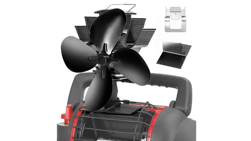 CWLAKON Wood Stove Fan Slot Lock Design with Mounting Bracket for ...