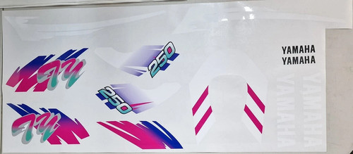 CTC YAMAHA TY250R PINKY 90-92 REPLICA DECAL KIT | Cambs Trials Centre