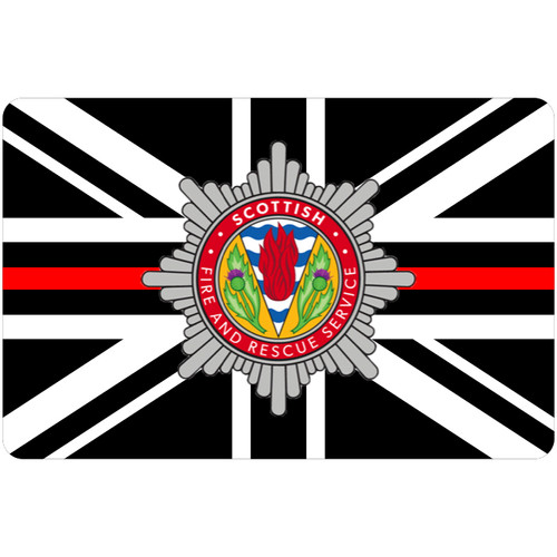 Thin Red Line! "Scottish Badge" Static Cling, Internal Sticker! | Boots ...