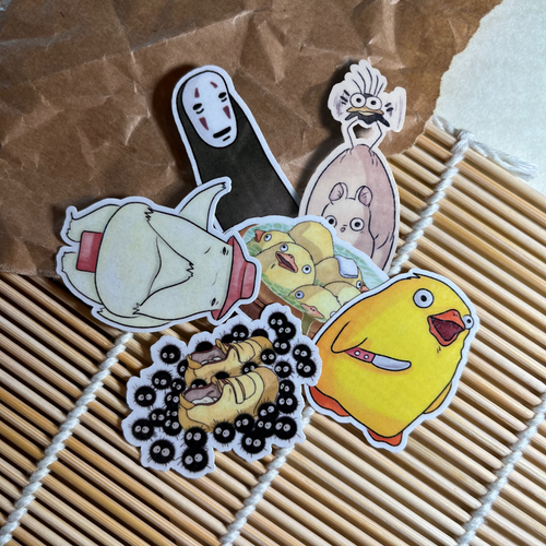 Pack stickers voyage de chihiro | Paire qui colle