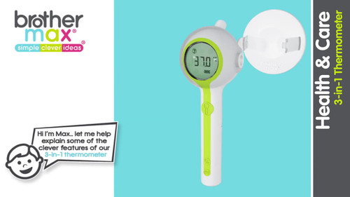 [英國直運] Brother Max 三合一額頭-耳朵成人嬰兒温度計 3 in 1 Thermometer | wahlaphk