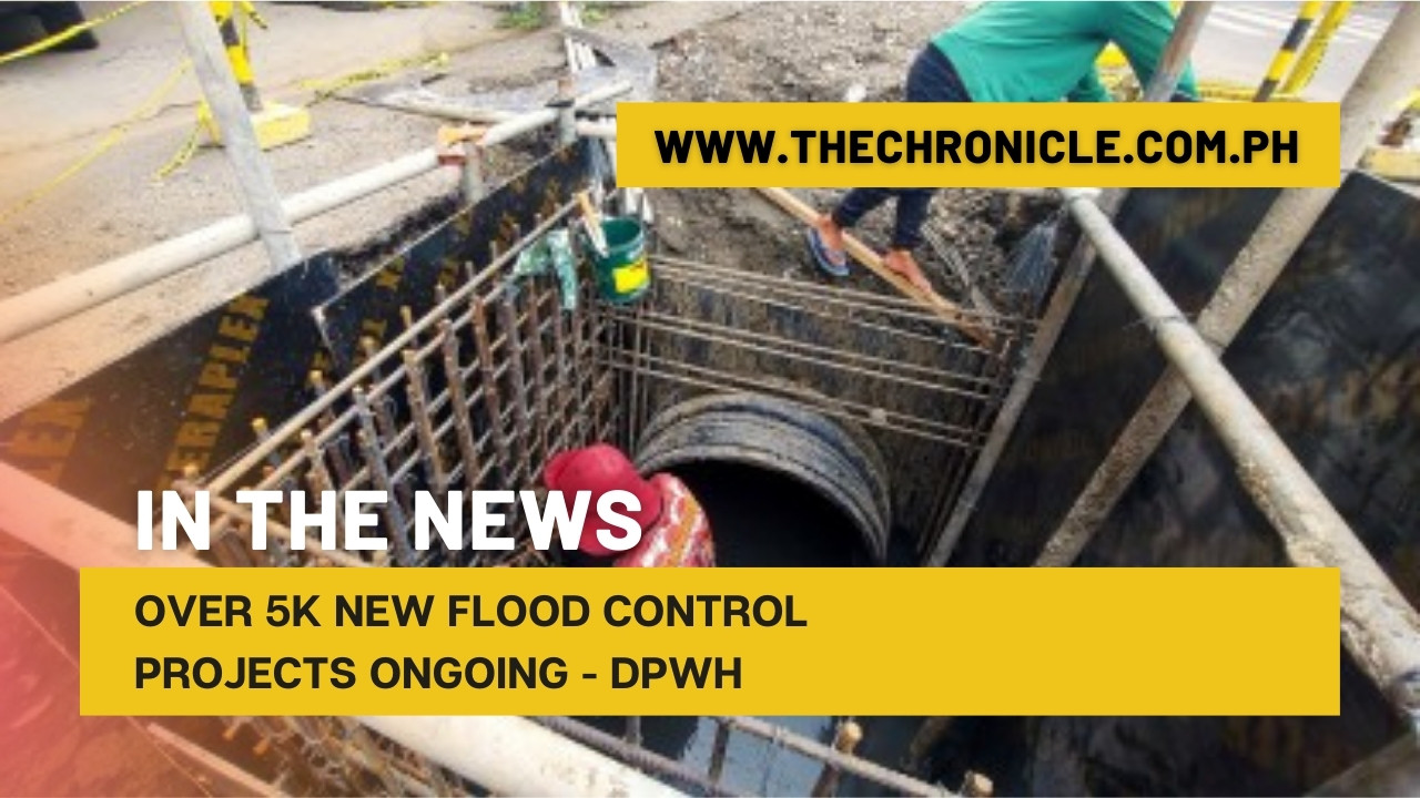 Over 5k new flood control projects ongoing - DPWH