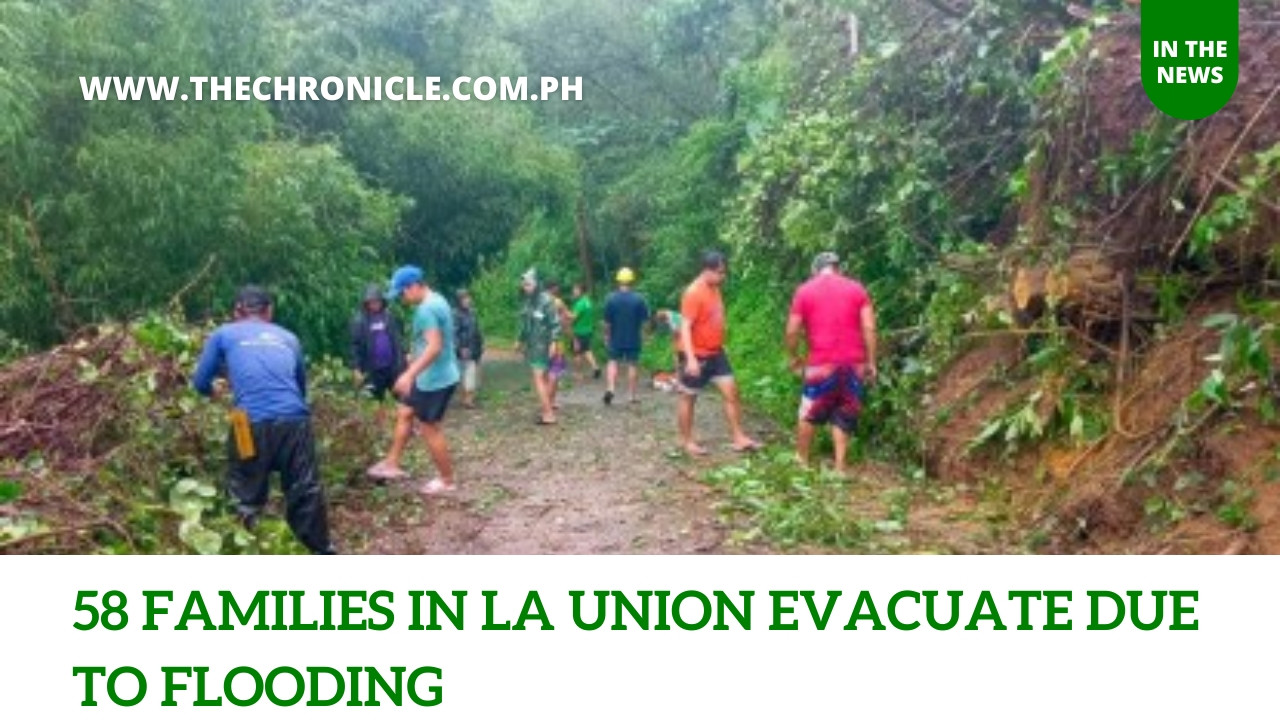 58 families in La Union evacuate due to flooding