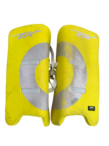 TK4 Yellow Goalkeeper Leg Guards | Hockey Goalie Kit