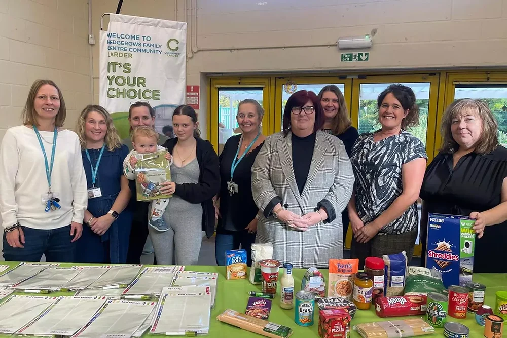 New community larder at Hedgerows Family Centre