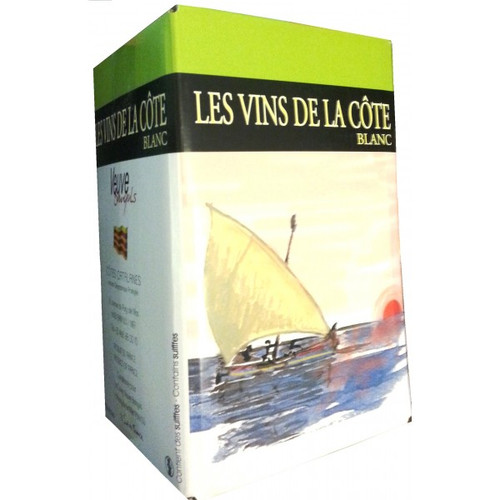 BIB® 3L BLANC FONTAINE À VIN IGP COTES CATALANES | CAVE L'ÉTOILE