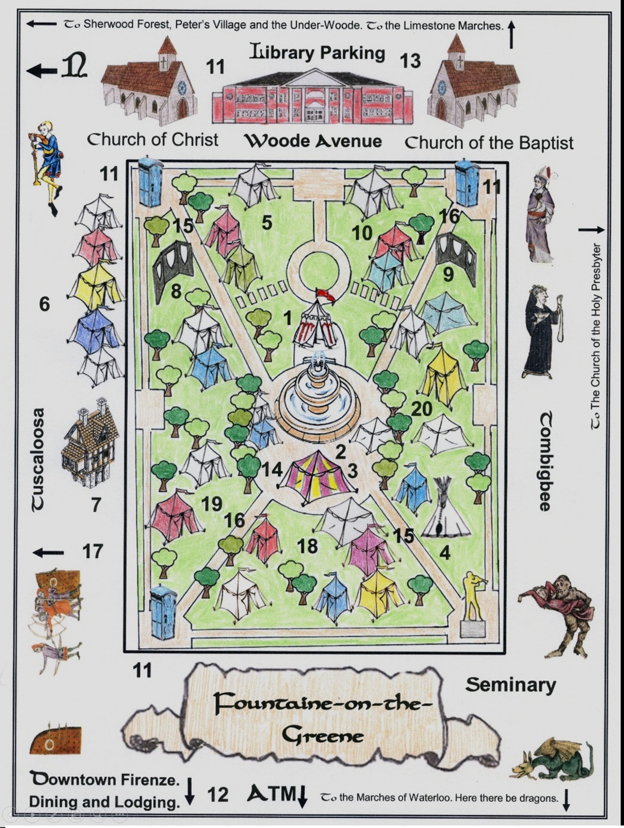 Faire Map | The Alabama Renaissance Faire