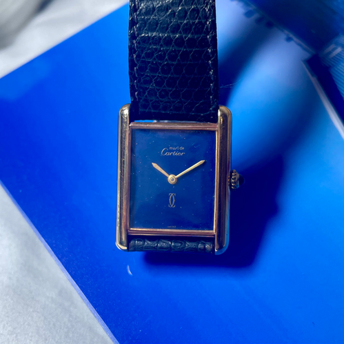 Cartier Tank Must Starry Night Dial (Mechanical movement) | Oldwatchjason