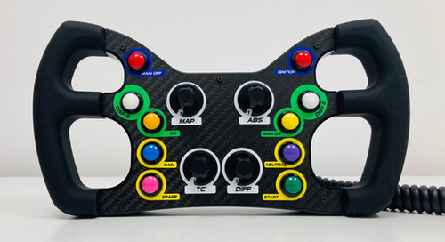 Apex Formula Steering Wheel | Racing Steering Wheel with Paddle Shifters