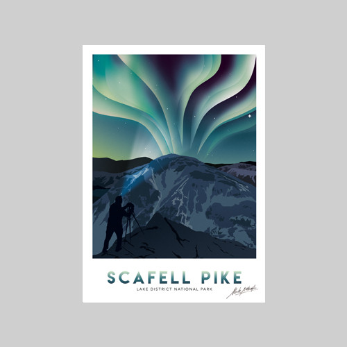 Scafell Pike A3 Print | Lakedistrictposters