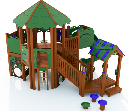 Tree House Play Structure | Spaces For Play