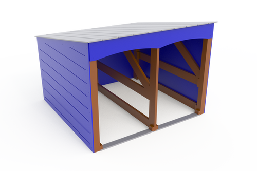 2 Bay Pram Storage Shed | Spaces For Play