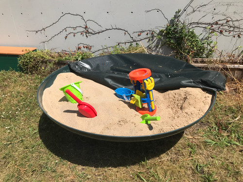 ADA Elevated Round Sand Table | Spaces For Play