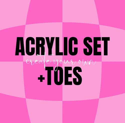 Create Your Own Acrylic Set + Toes | Nailed By Nisha