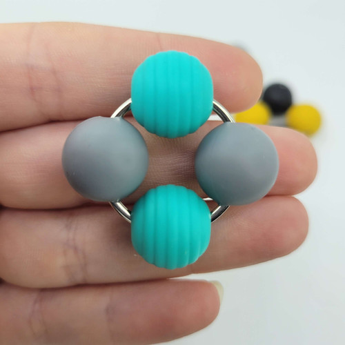 Textured Silicone Twisters | Ridged | All Things Sensory Shop