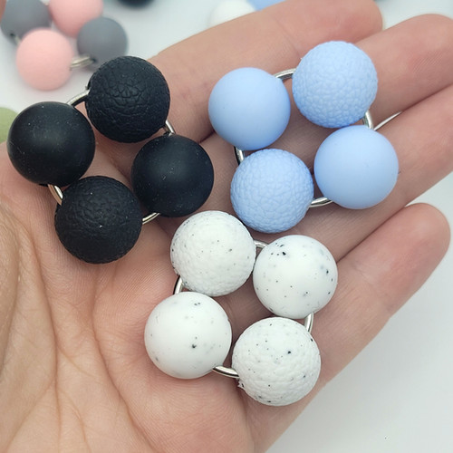 Textured Silicone Twisters | Leather | All Things Sensory Shop