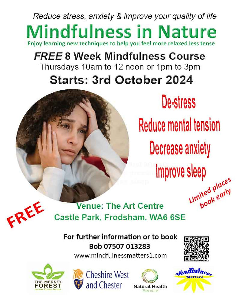 Two More Dates For Mindfulness In Nature Courses