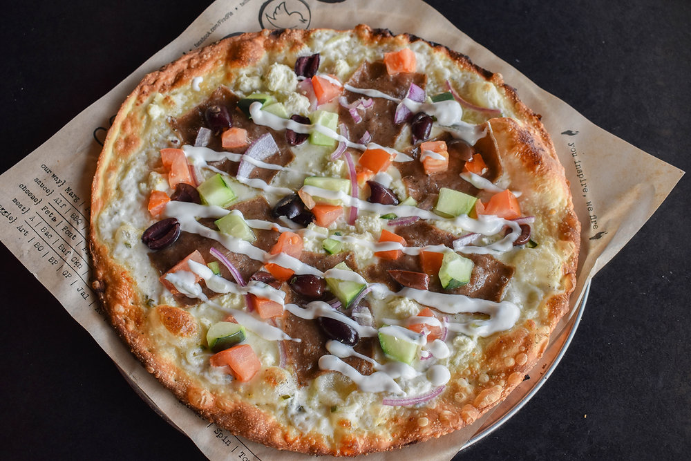 Gyro Pizza at Fired Pie