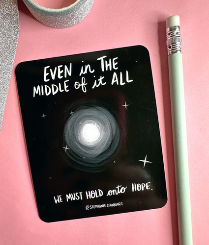 Sticker - Hold onto hope | Stephanie Chinn ART