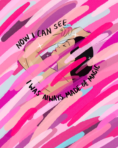 I was always magic print | Stephanie Chinn ART