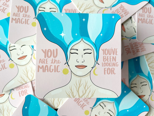 Sticker: You are the magic | Stephanie Chinn ART