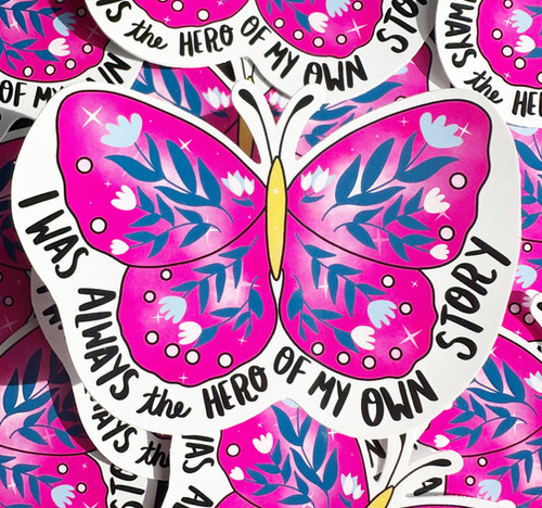 Sticker - Hero of my own story | Stephanie Chinn ART