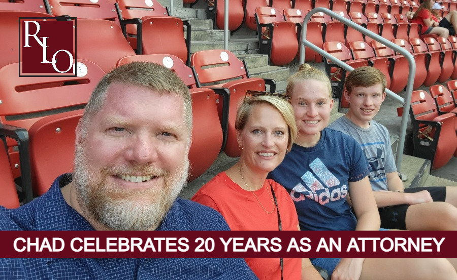 Chad A. Ritchie Celebrates 20 Year Anniversary as an Attorney