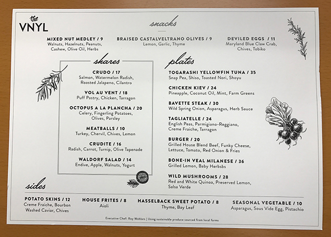 Best Synthetic Menu printing great for outdoor locations
