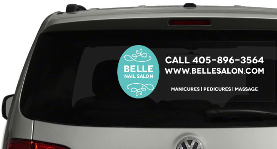 Auto, car, truck custom die-cut stickers for door and painted surface