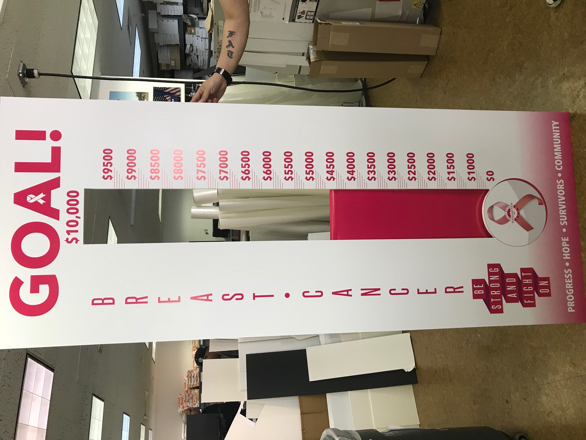 Poster Prints Custom Shaped on Die Cut Board printing in New York City