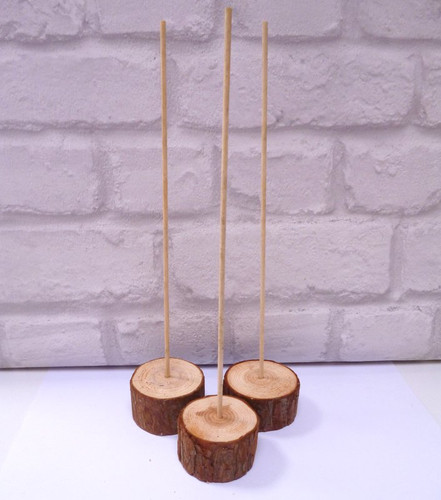 Mini Wooden Tree Base & Stick | paper-and-string