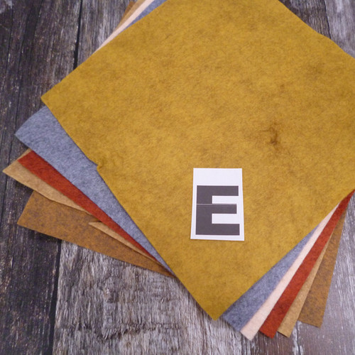 Felt Remnant Packs :: Heathered Felt :: 9x9 :: E | paper-and-string