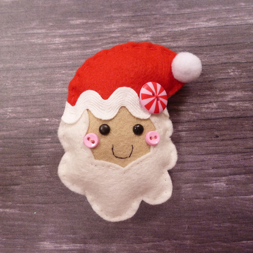 Christmas Santa PDF Pattern | paper-and-string