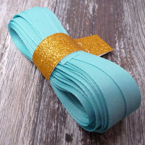 10m bundle :: Taffeta Ribbon :: 12mm :: Turquoise | paper-and-string