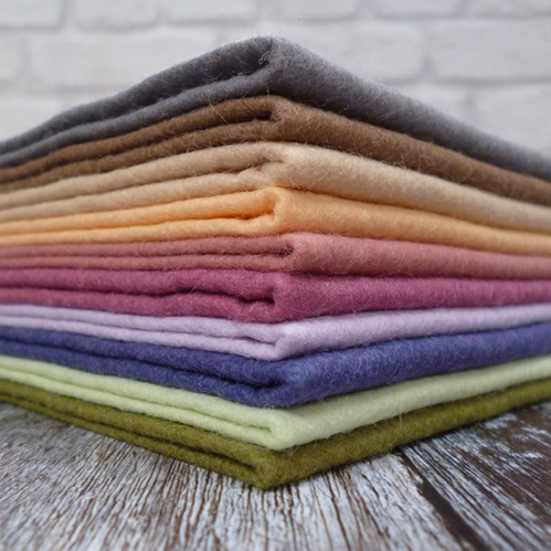 VINTAGE :: 10 piece felt colour pack | paper-and-string