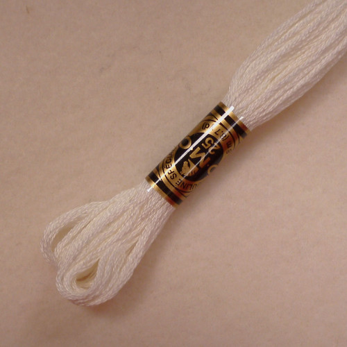 3865 Milk :: DMC Mouline Embroidery Thread :: 90% felt | paper-and-string