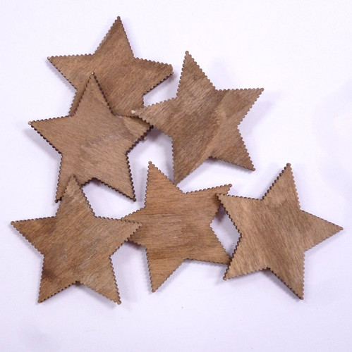 Natural Wooden Shapes :: Stars | paper-and-string