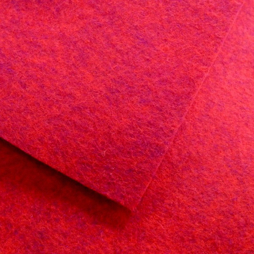 Cardinal - Heathered Felt - cut from the roll | paper-and-string