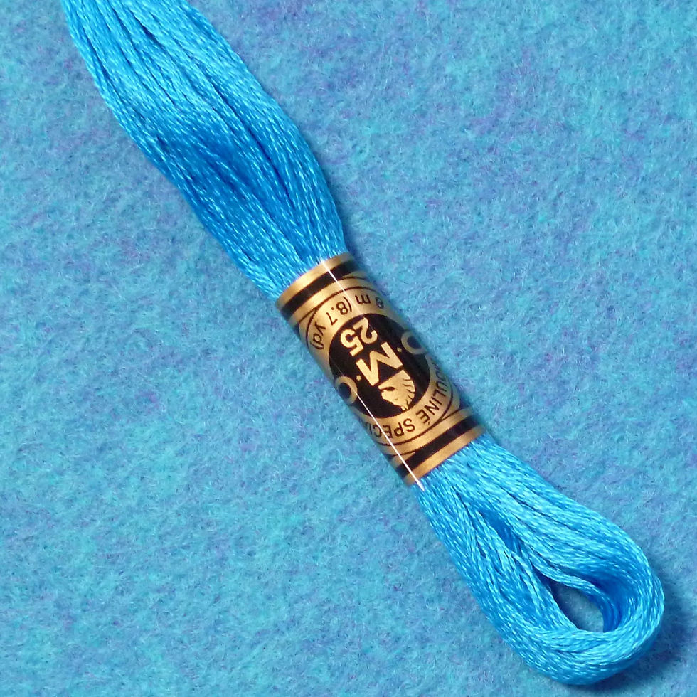 995 Marlin :: DMC Mouline Embroidery Thread :: Heathered Felt | paper ...