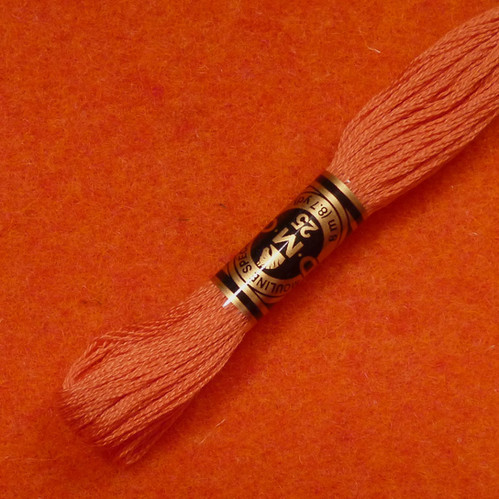 922 Sunset :: DMC Mouline Embroidery Thread :: 90% felt | paper-and-string