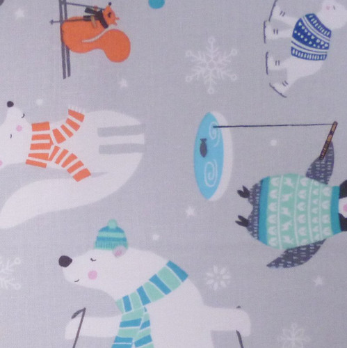 Fabric :: Snow Happy :: Winter Woolies | paper-and-string